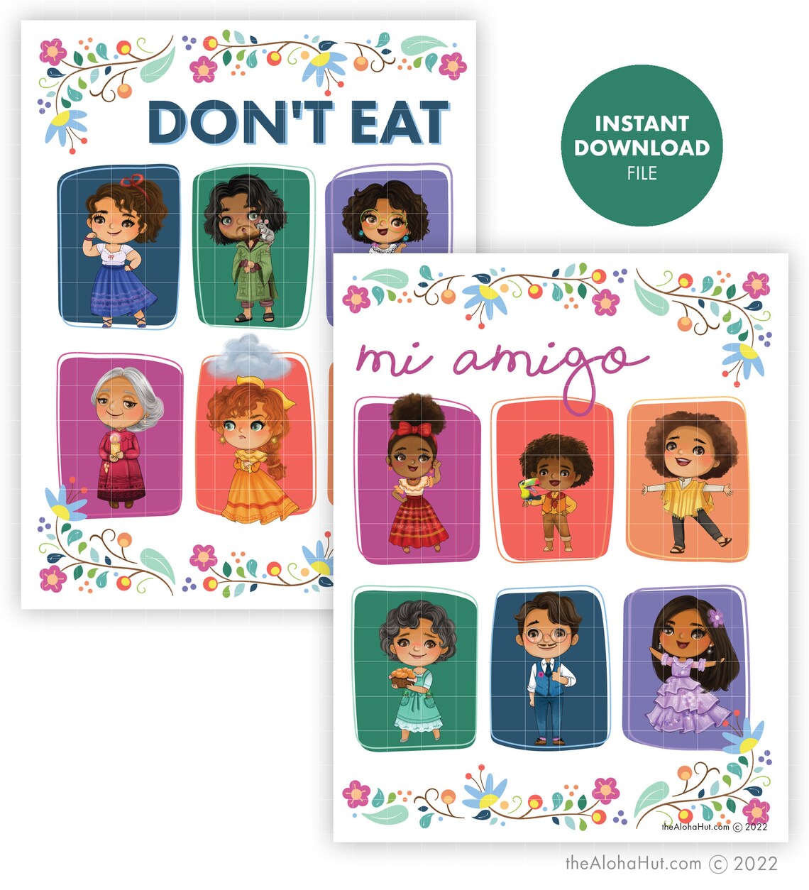 ENCANTO Kids Birthday Party Don't Eat Pete Game Instant - Etsy