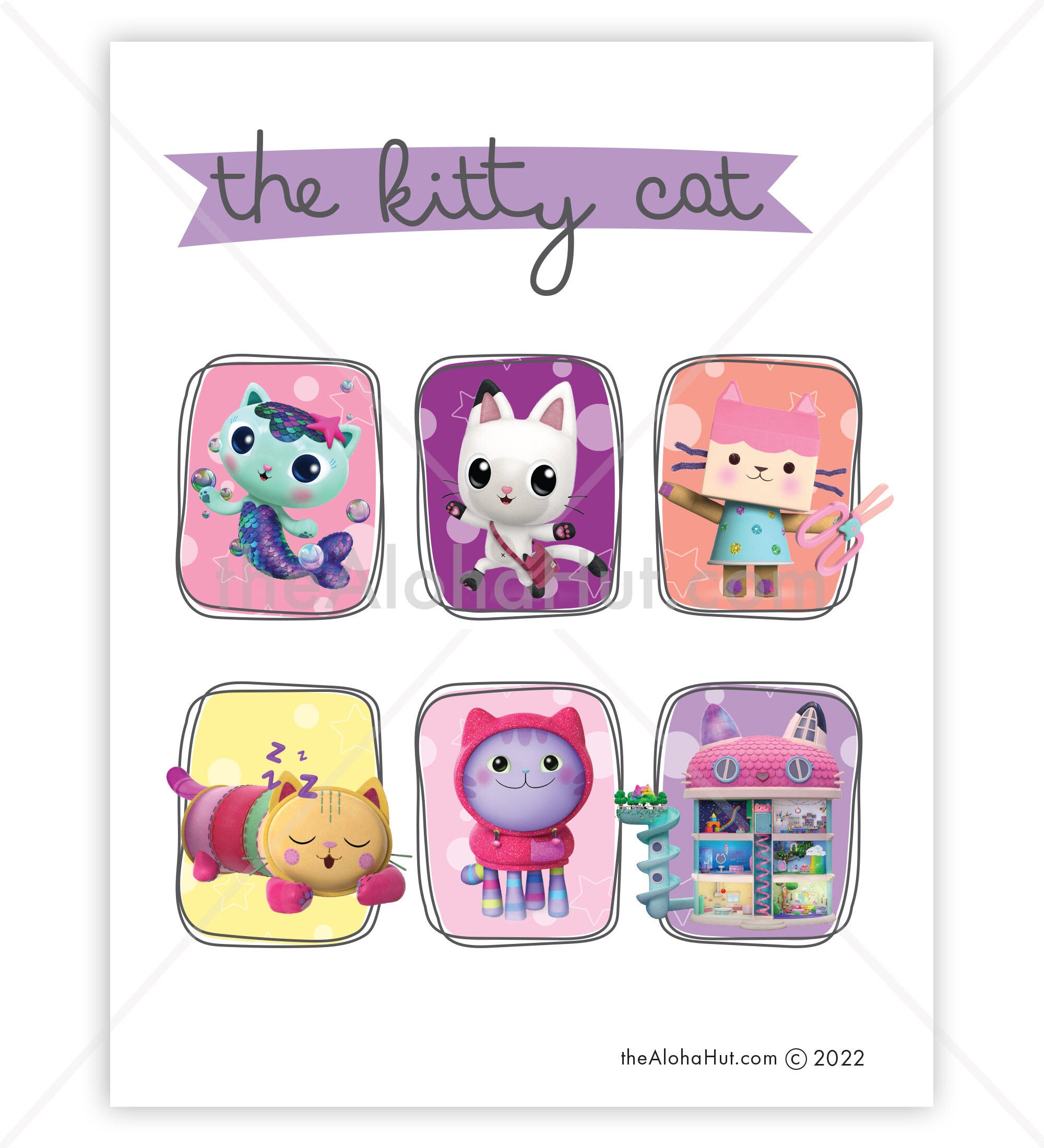 GABBY'S DOLLHOUSE Kids Birthday Party Game Don't Eat - Etsy Australia