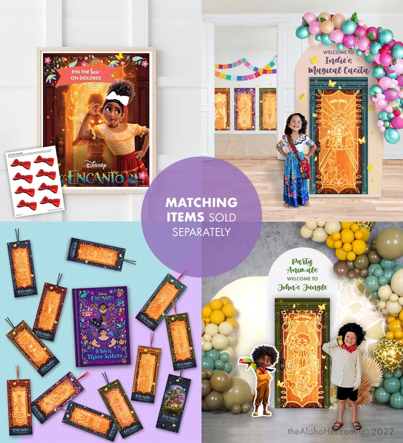 ENCANTO Party Food Labels Cards Kids Birthday Decorations - Etsy