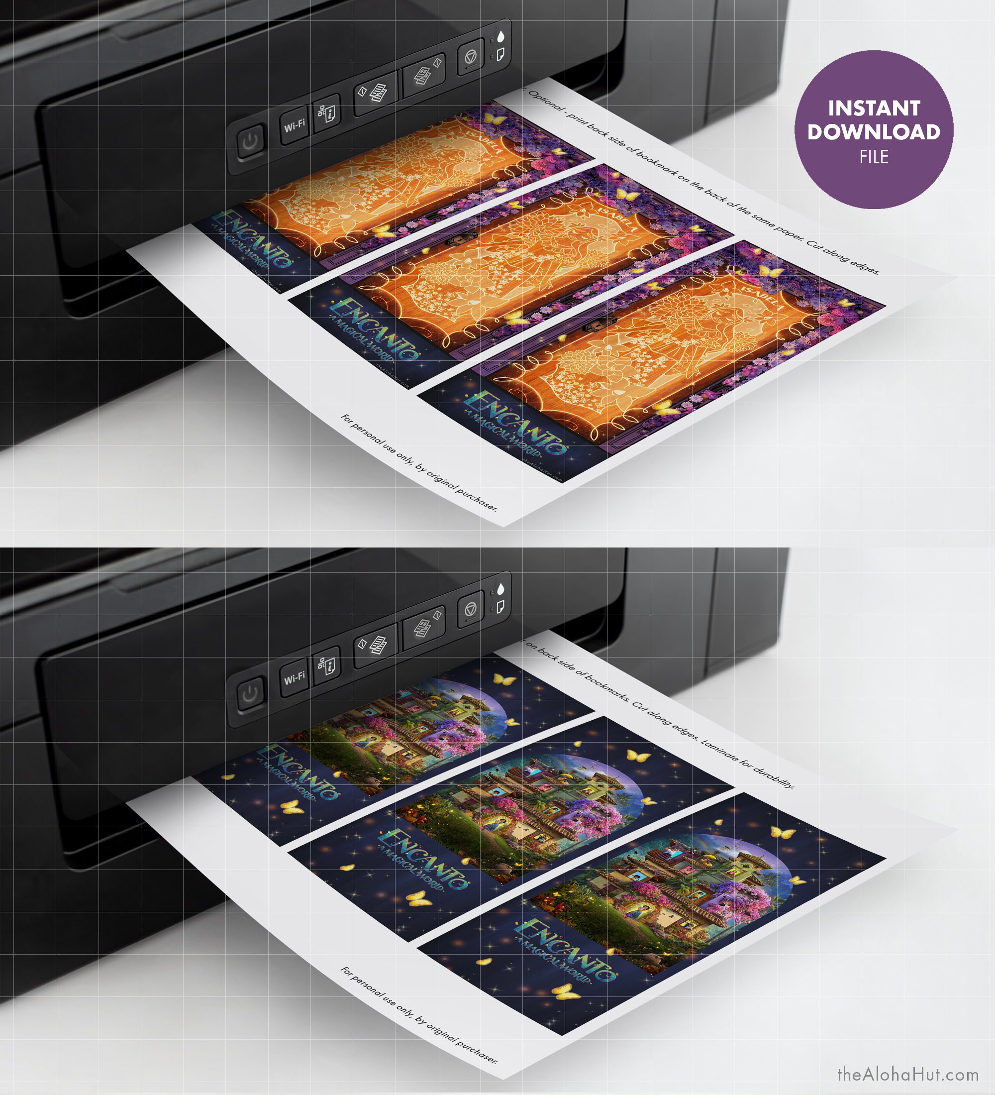 ENCANTO Bookmarks ISABELA Madrigal Family Kids Birthday Party - Etsy