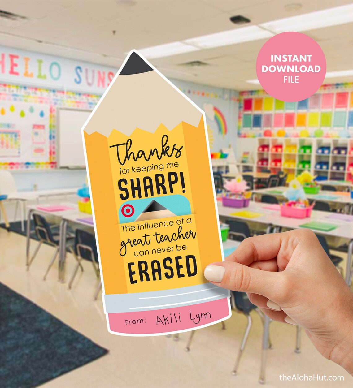 Pencil TEACHER APPRECIATION Gift Card Holder Thank You - Etsy