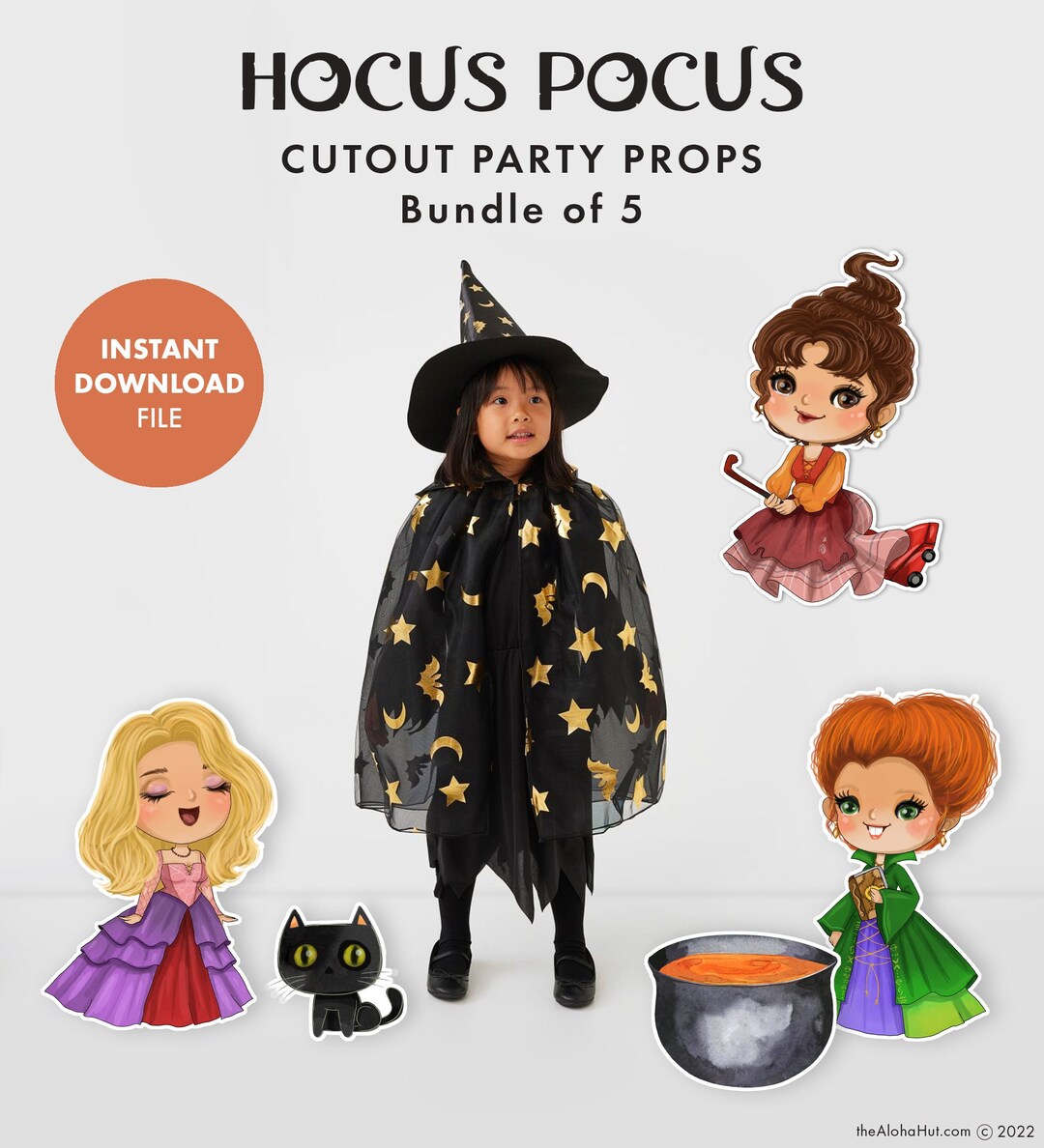 HOCUS POCUS Big Decor Cutout Props DIGITAL Printable Halloween - Etsy