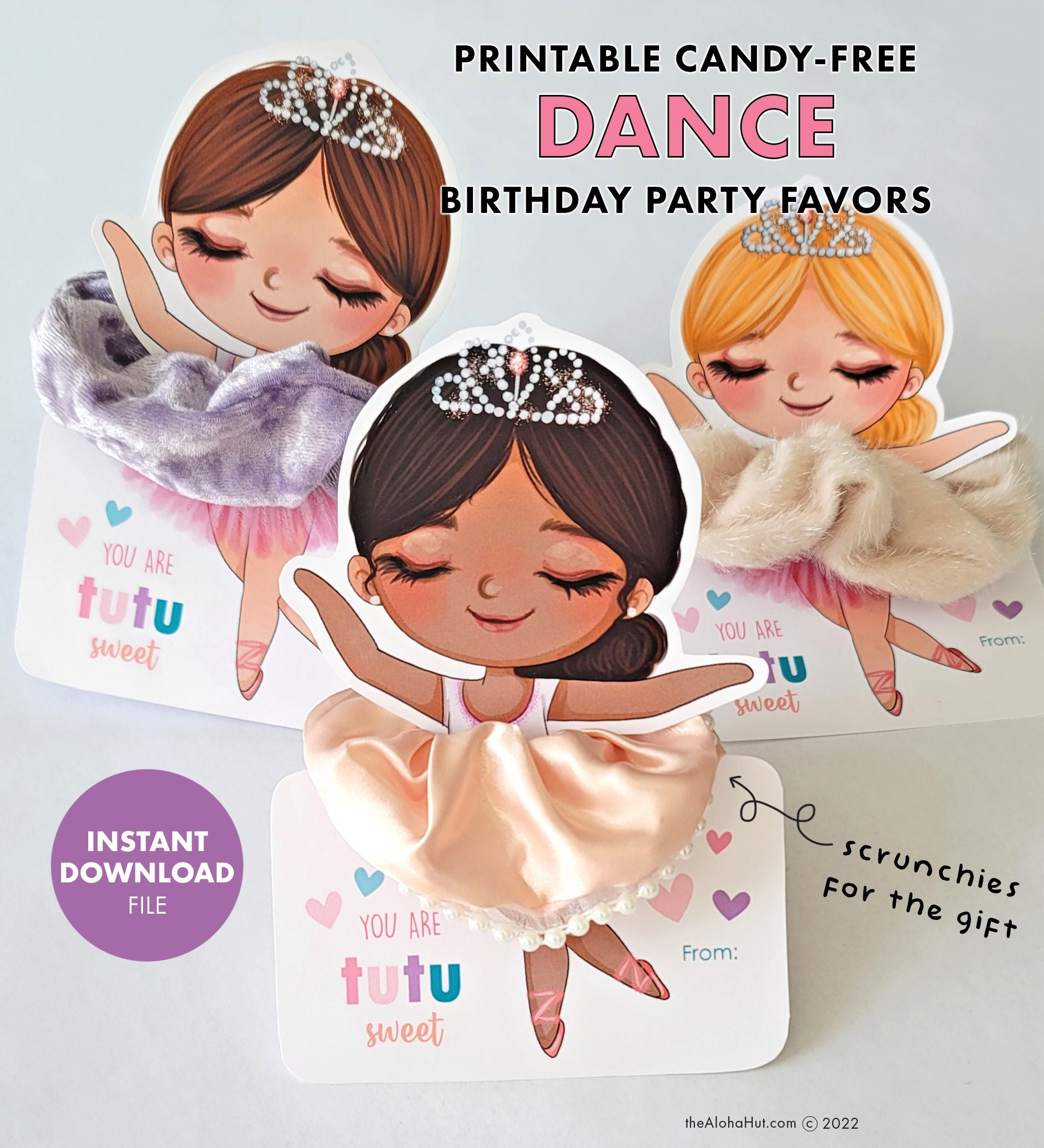 You Are Tutu Sweet PRINTABLE Non-candy Birthday Party Favor - Etsy
