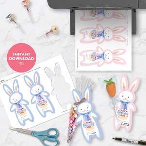 EASTER Treat Tag PRINTABLE for Some Bunny Special Happy Easter Label ...