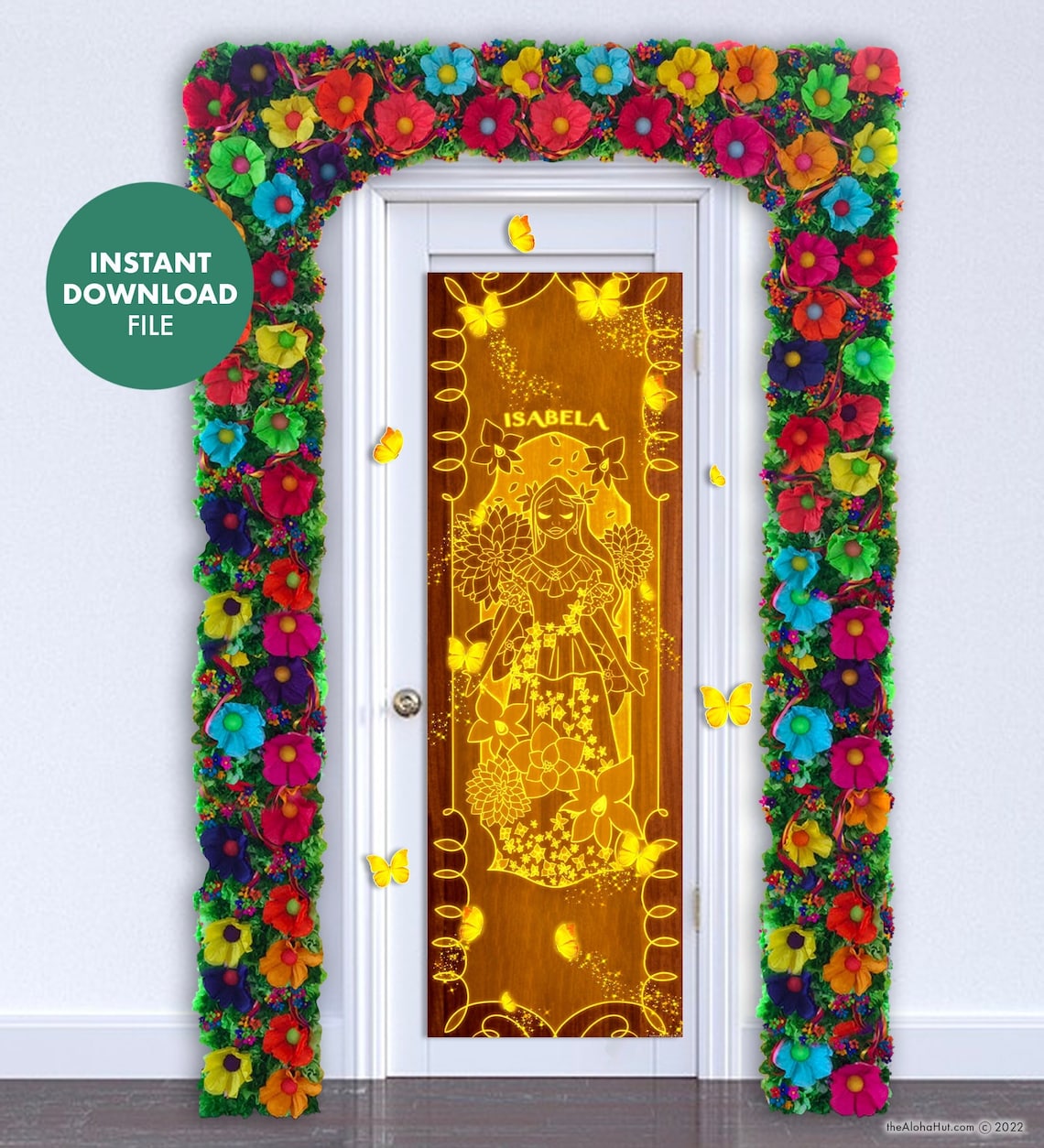 ENCANTO Door Poster ISABELA Door Kids Birthday Party Poster - Etsy