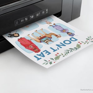 CHRISTMAS NATIVITY Kids Party Don't Eat Pete Game Printable Digital ...