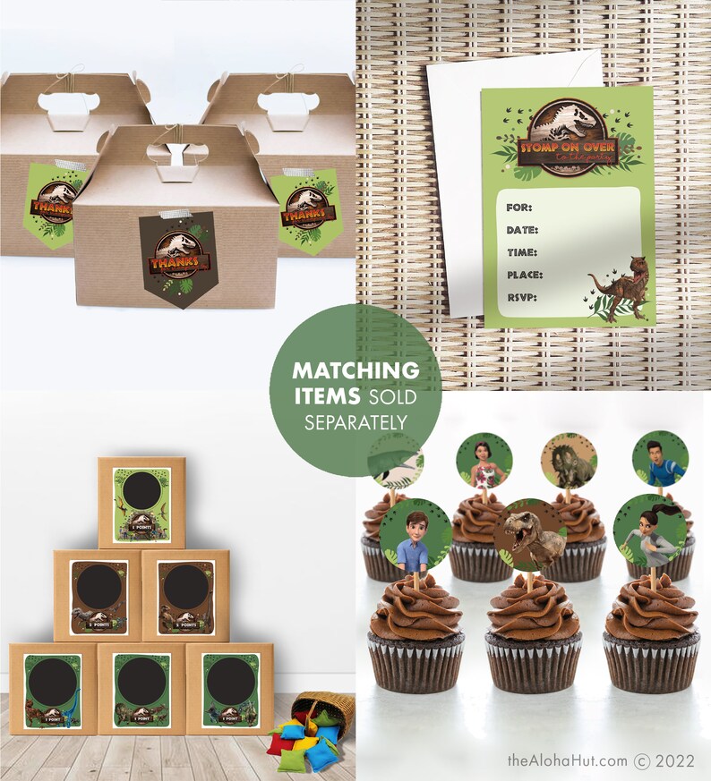 JURASSIC WORLD Dinosaur Kids Birthday Party Bingo Game Instant - Etsy