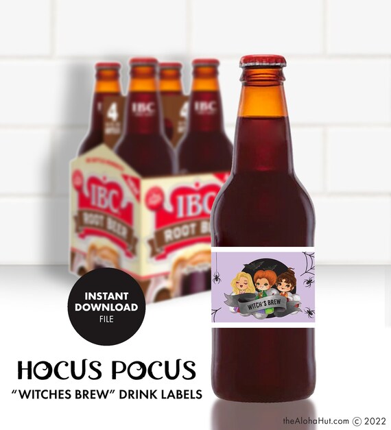 HOCUS POCUS Halloween Drink Labels Kids Party Decorations - Etsy Hong Kong