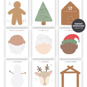 CHRISTMAS PLAYDOUGH MATS Play Doh Playdoh Play Dough Printable ...