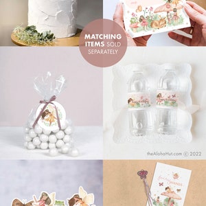 FAIRY Garden Enchanted Forest Party Food Labels Cards Kids Birthday ...