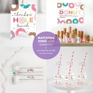 Donut THANK YOU Tags 'thanks a Hole Bunch' Teacher Appreciation Teacher ...