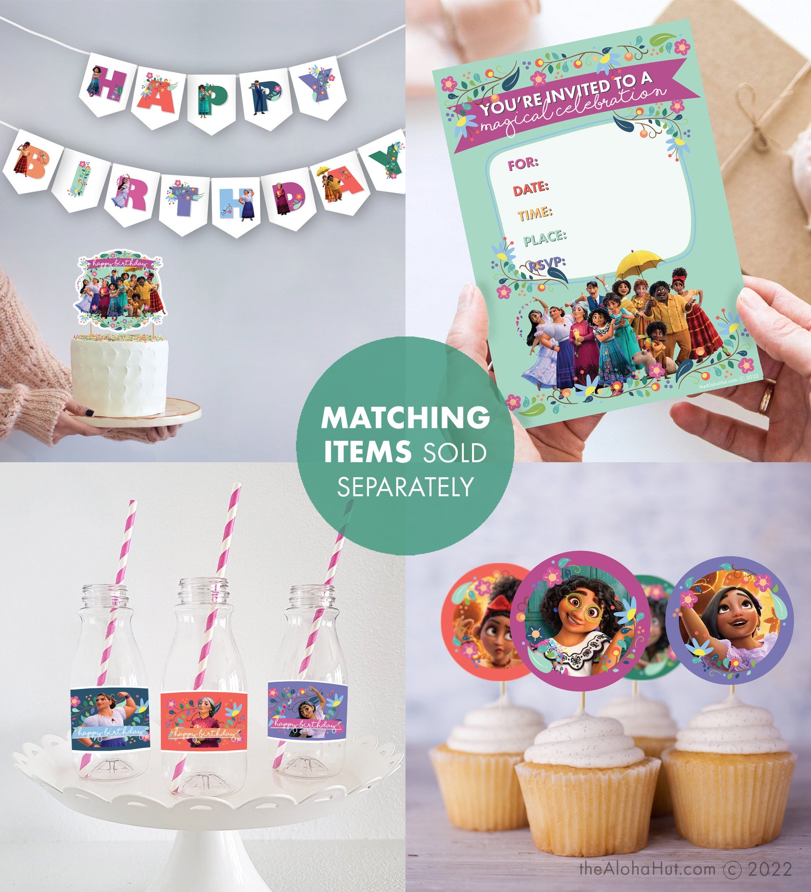 ENCANTO Party Food Labels Cards Kids Birthday Decorations - Etsy