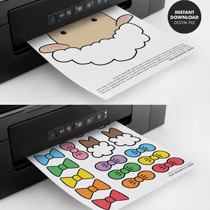 Sheep VALENTINE'S DAY BOX Printable Diy Kids Classroom Party Class ...