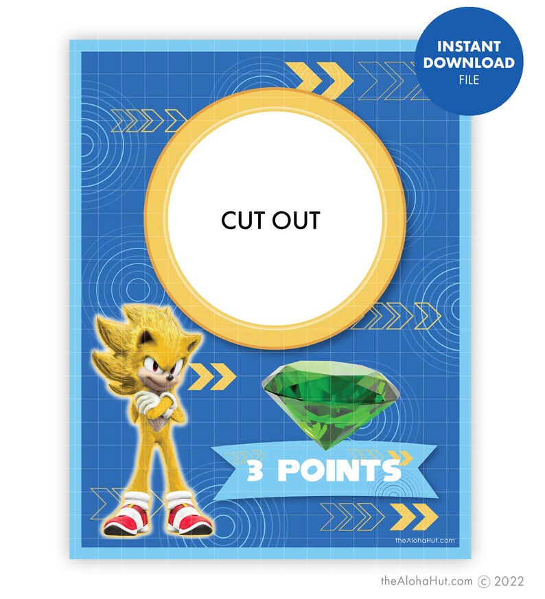 SONIC the Hedgehog Kids Birthday Party Cake Walk Cupcake Walk - Etsy