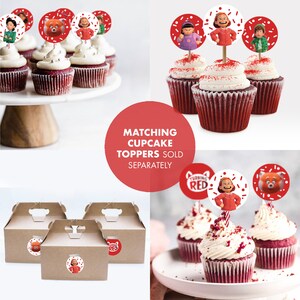 TURNING RED Kids Birthday Party Cake Topper, Party Decor Decorations ...