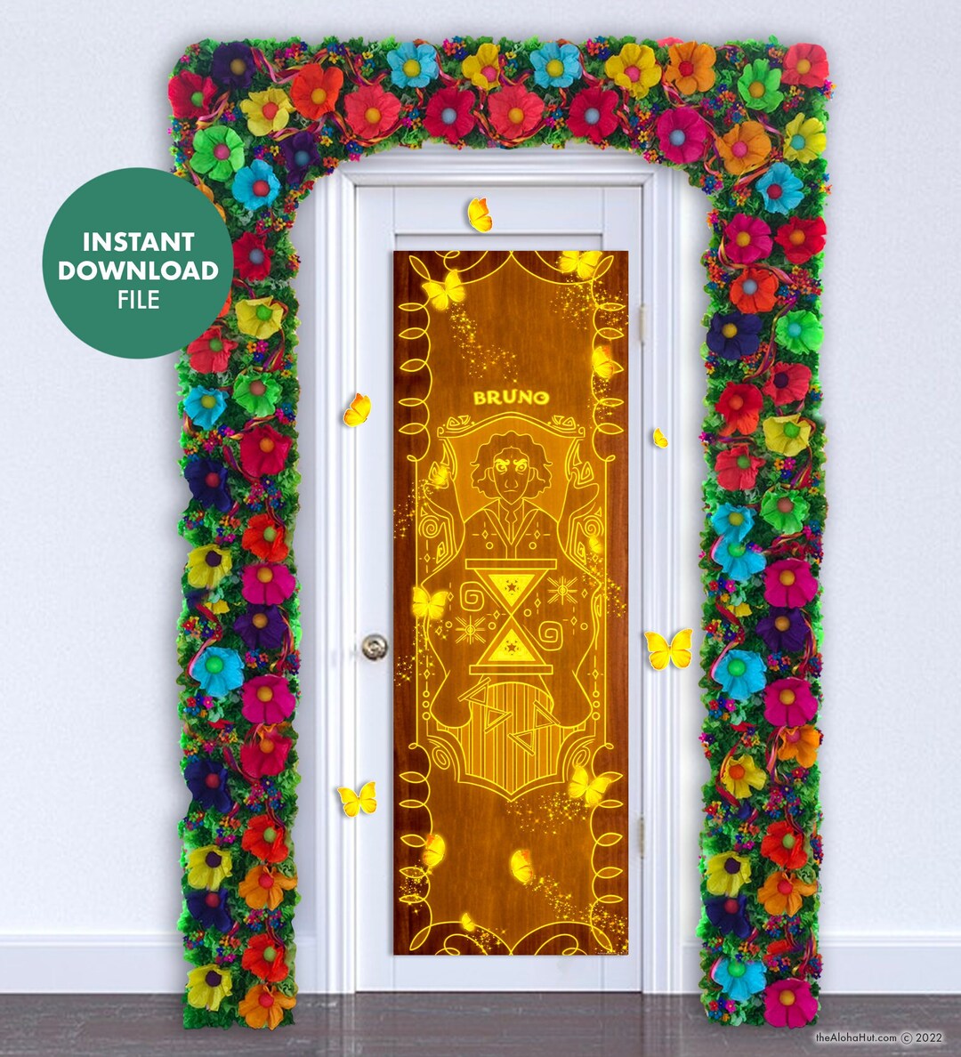 ENCANTO Door Poster BRUNO Door Kids Birthday Party Poster Door Sign ...