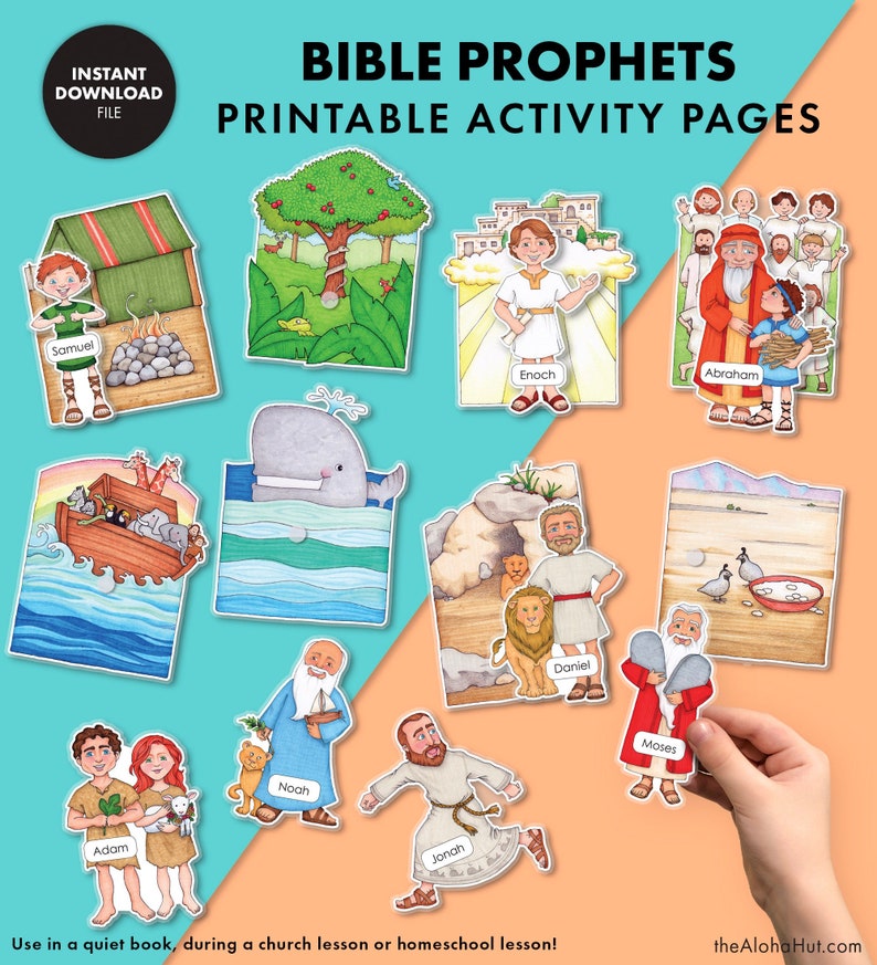 FOLLOW THE PROPHET Printable Activity Pages Religious - Etsy