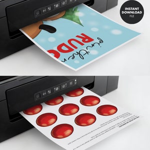 CHRISTMAS Party Game Pin the Tail Games Printable Pin the Nose - Etsy