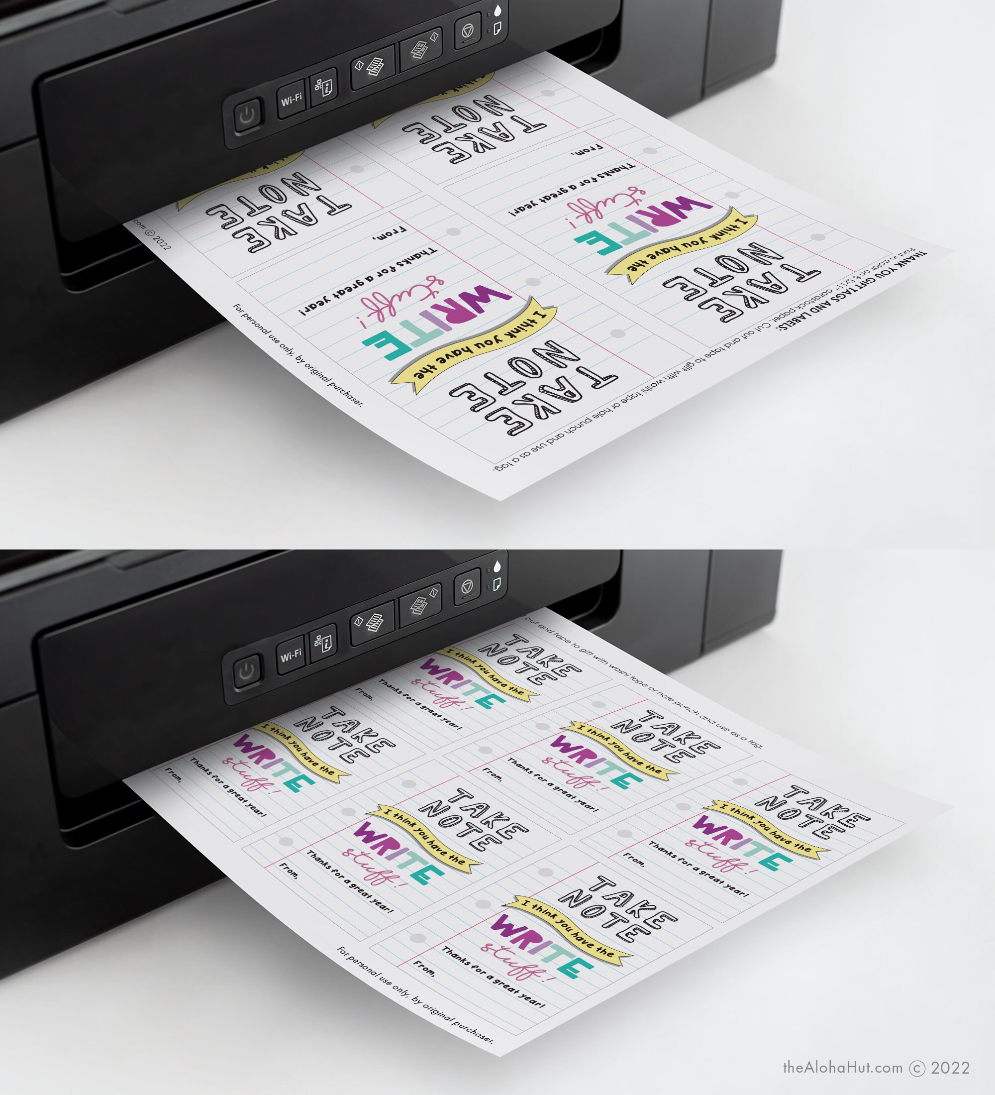 TEACHER APPRECIATION Gift Tag Thank You Teacher Printable | Etsy