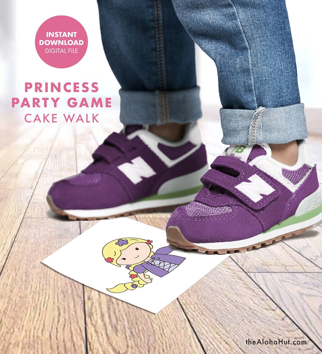 PRINCESS Kids Birthday Party Cake Walk Cupcake Walk Game Party Games ...