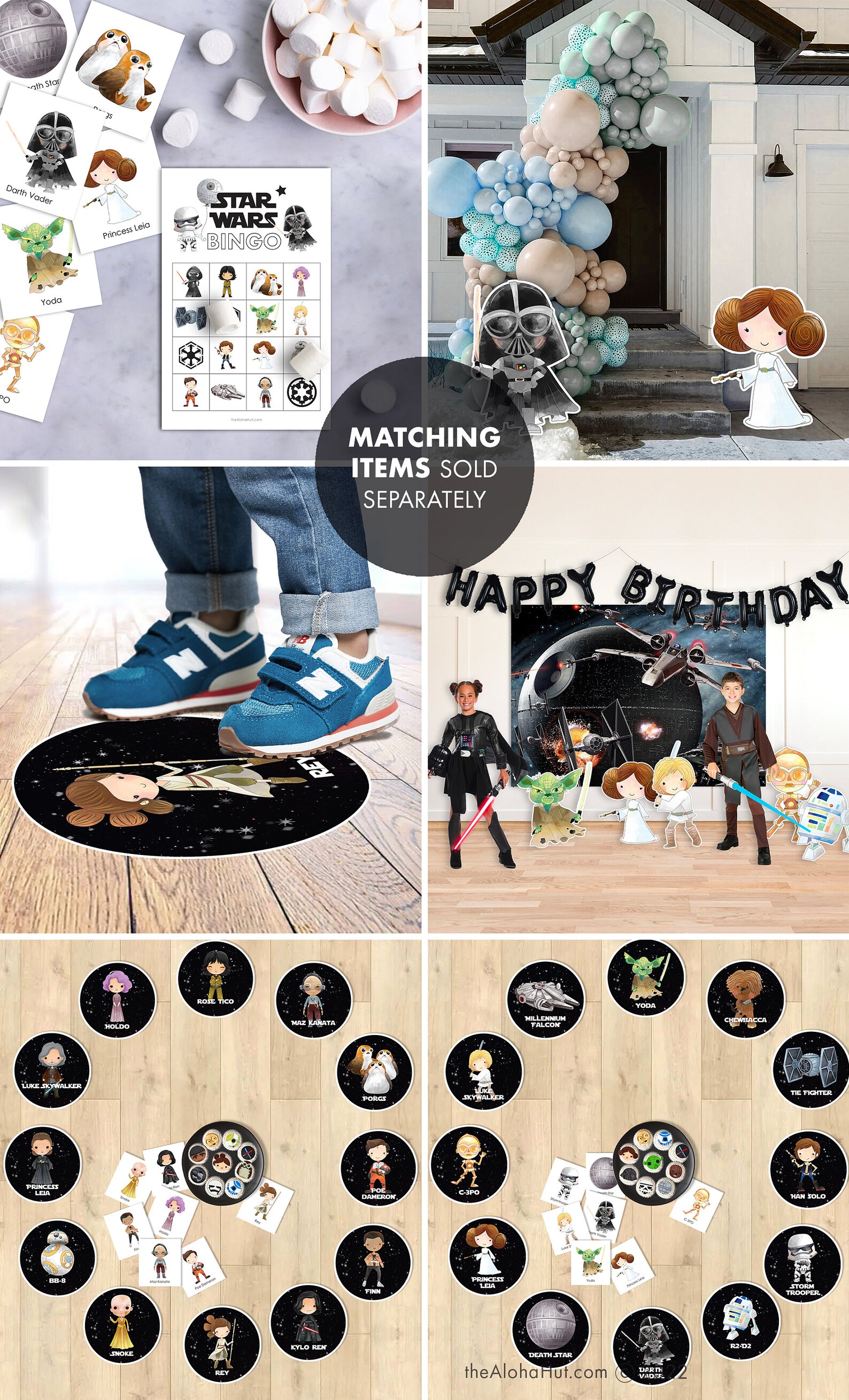 STAR WARS Party Lightsaber Napkin Rings Kids Birthday Decorations Decor ...