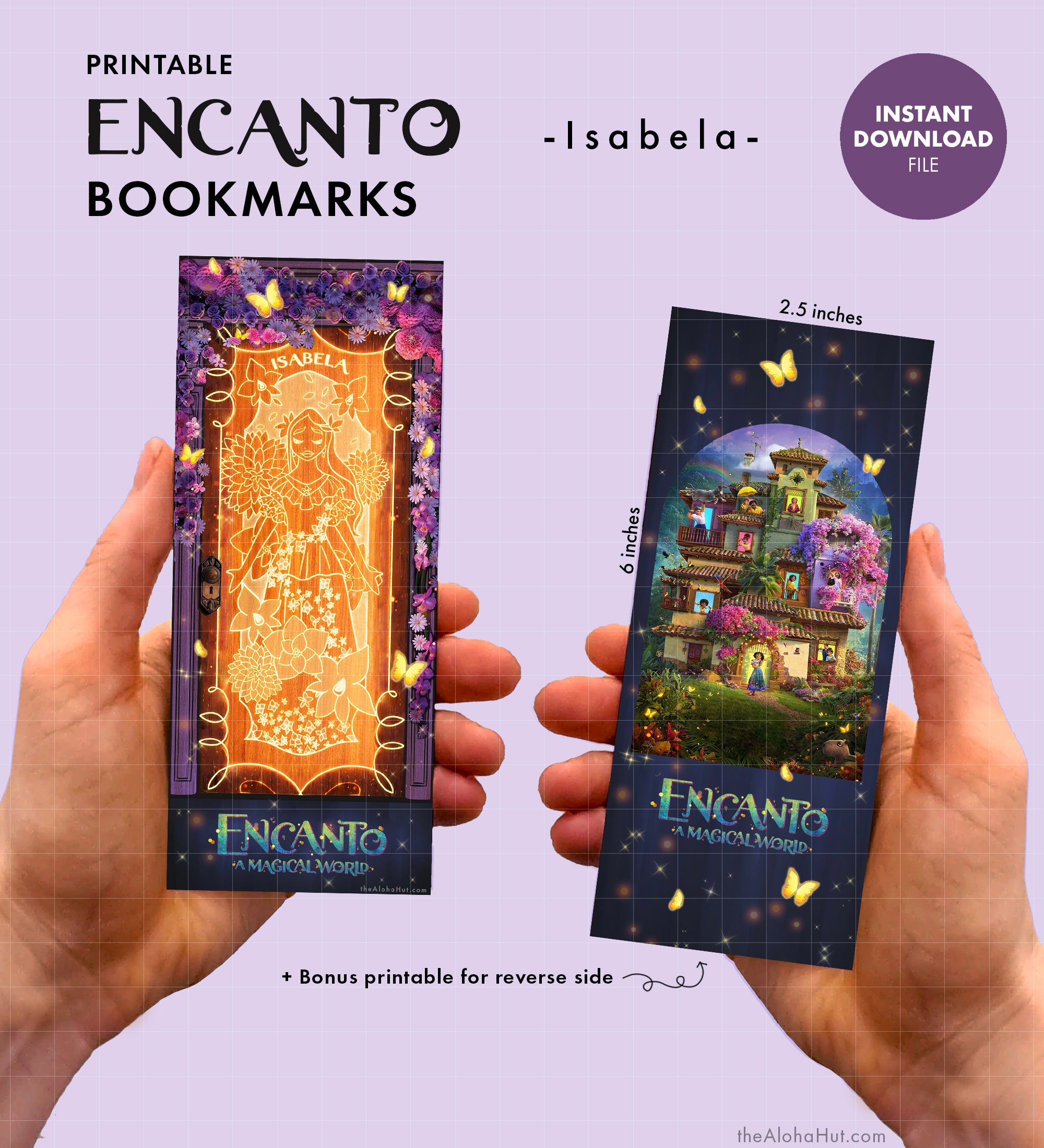 ENCANTO Bookmarks ISABELA Madrigal Family Kids Birthday Party - Etsy
