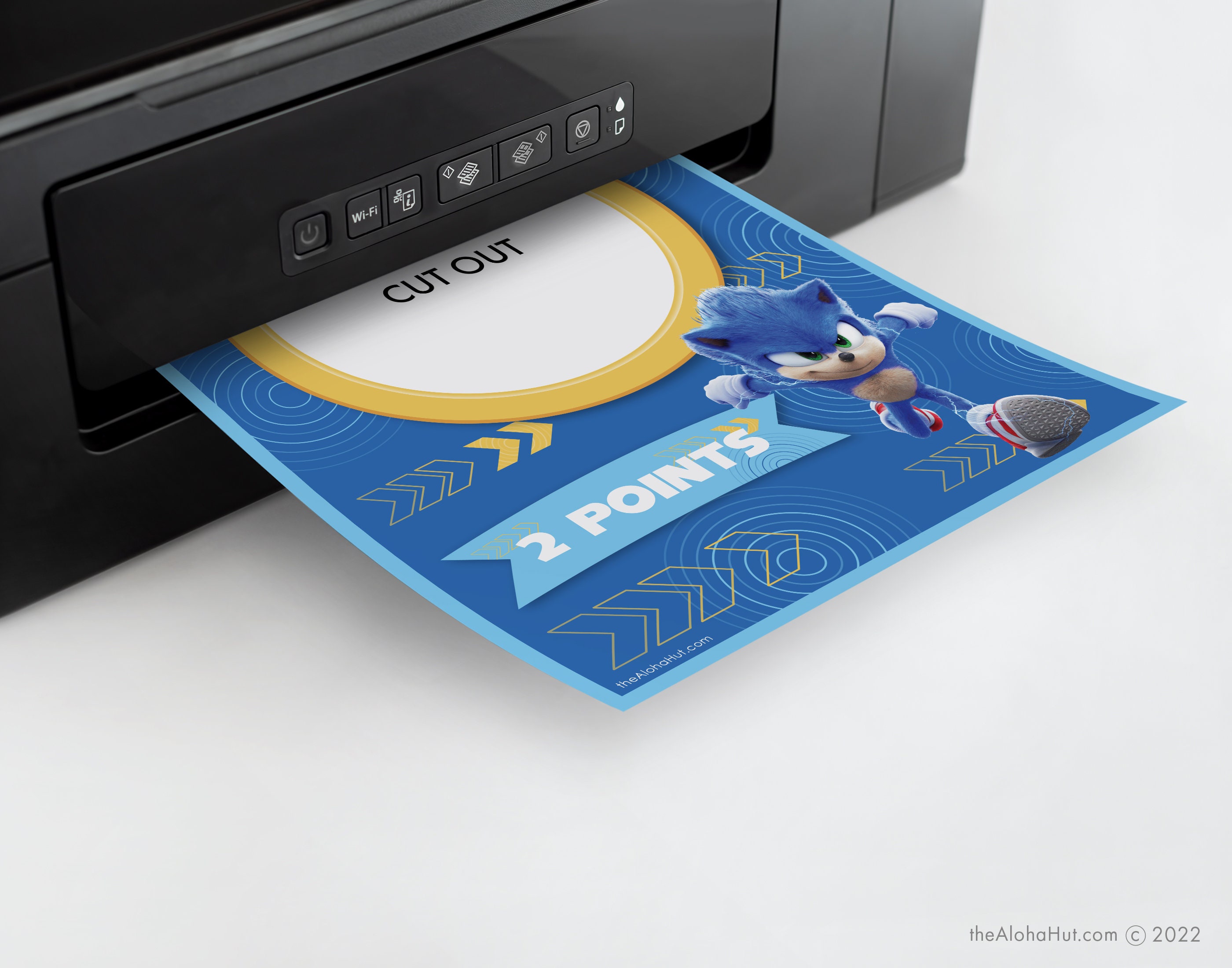 SONIC the Hedgehog Kids Birthday Party Cake Walk Cupcake Walk - Etsy