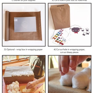 Sheep VALENTINE'S DAY BOX Printable Diy Kids Classroom Party Class ...