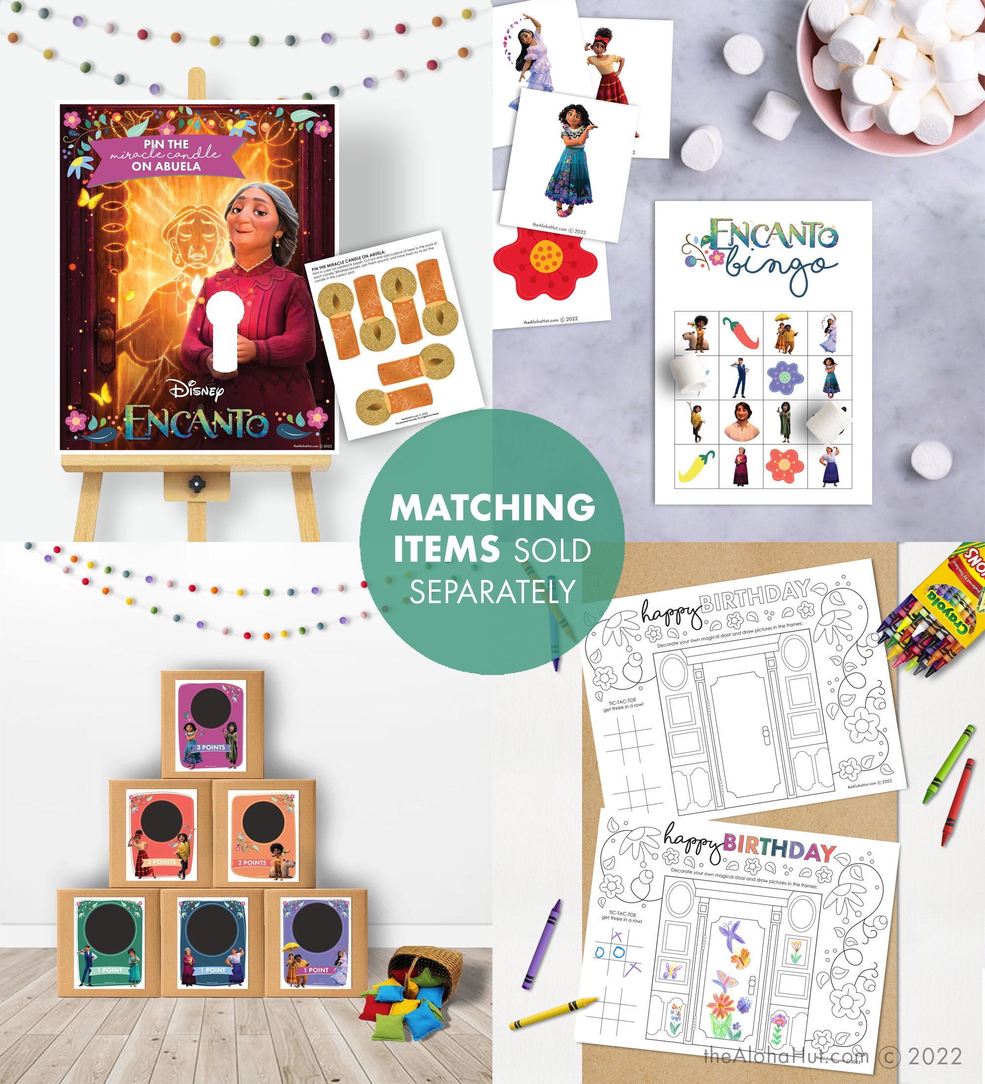 ENCANTO Party Food Labels Cards Kids Birthday Decorations - Etsy UK