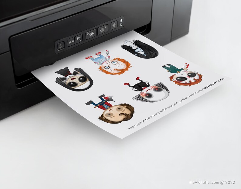 KILLER Halloween Tags Digital Printable Party Decor Horror - Etsy