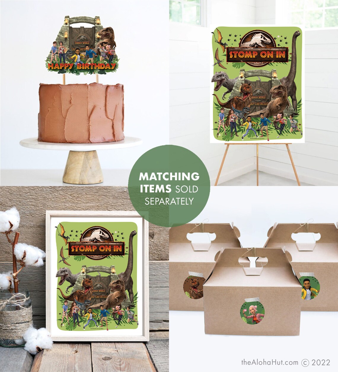 JURASSIC WORLD Kids Birthday Party Game Don't Eat Pete - Etsy