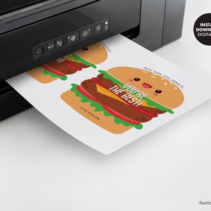 Burger Fast Food TEACHER APPRECIATION Gift Card Holder Coach Thank You ...