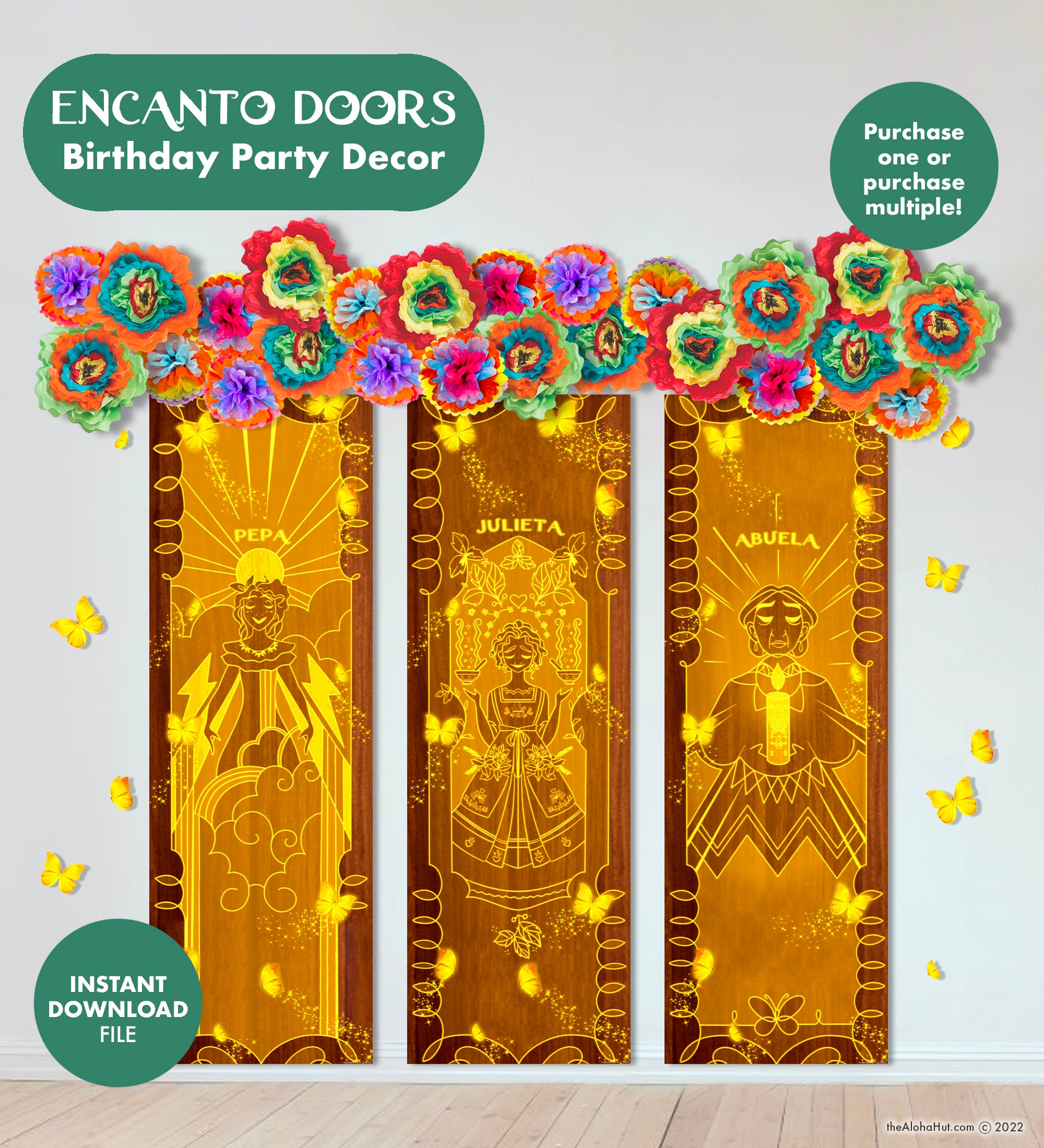 ENCANTO Door Poster PEPA Door Kids Birthday Party Poster Door - Etsy