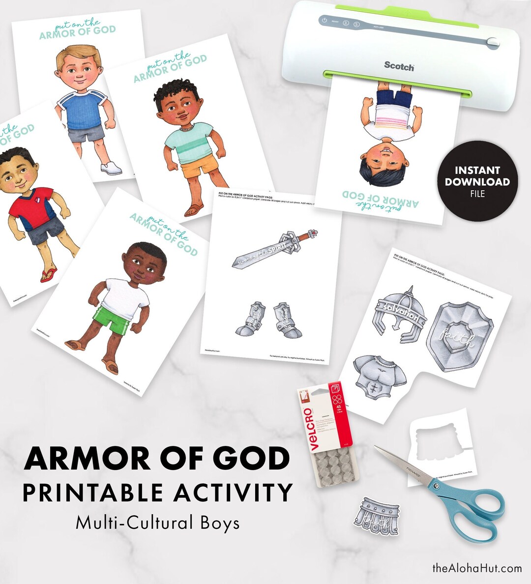 ARMOR OF GOD Printable Activity Pages Religious Christian Kids - Etsy ...