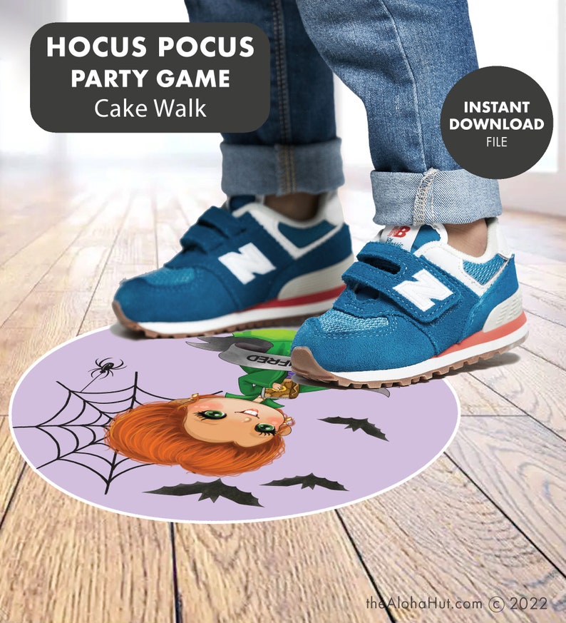 HOCUS POCUS Kids Halloween Party Game Cake Walk Cupcake - Etsy