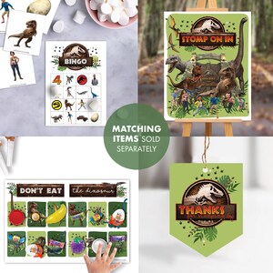 JURASSIC WORLD Kids Birthday Party Game Don't Eat Pete Game Camp ...