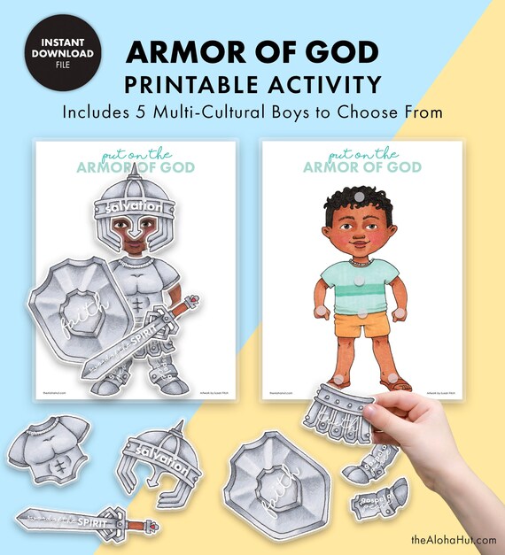 Armor Of God Paper Doll Lds