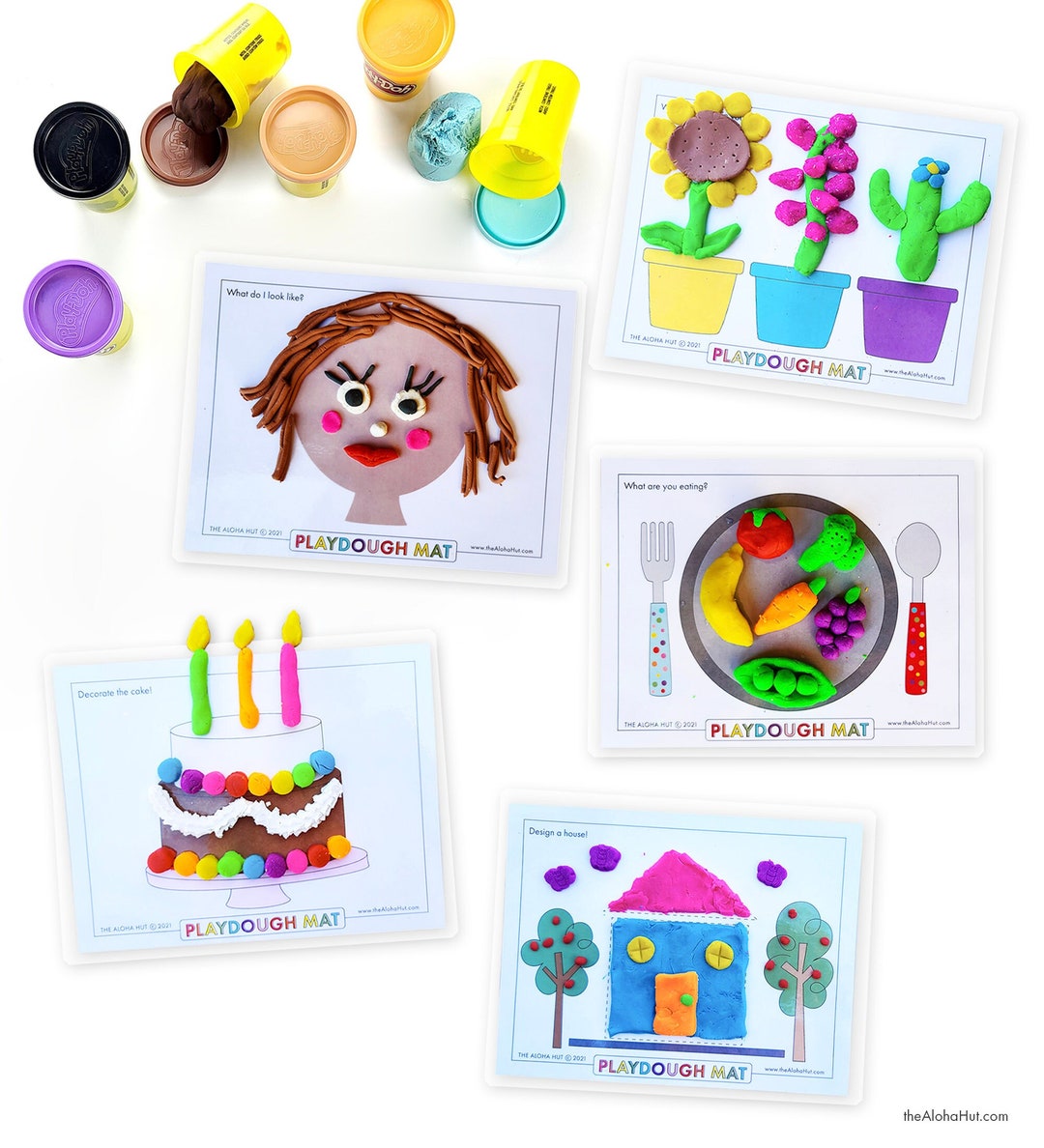 PLAYDOUGH MATS Play Doh Playdoh Play Dough Printable Classroom Party ...