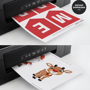 RUDOLPH CHRISTMAS Garland Banner Digital Download Printable Party ...