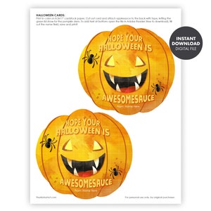 EDITABLE Halloween Gift Tag APPLESAUCE Halloween Printable Classroom ...