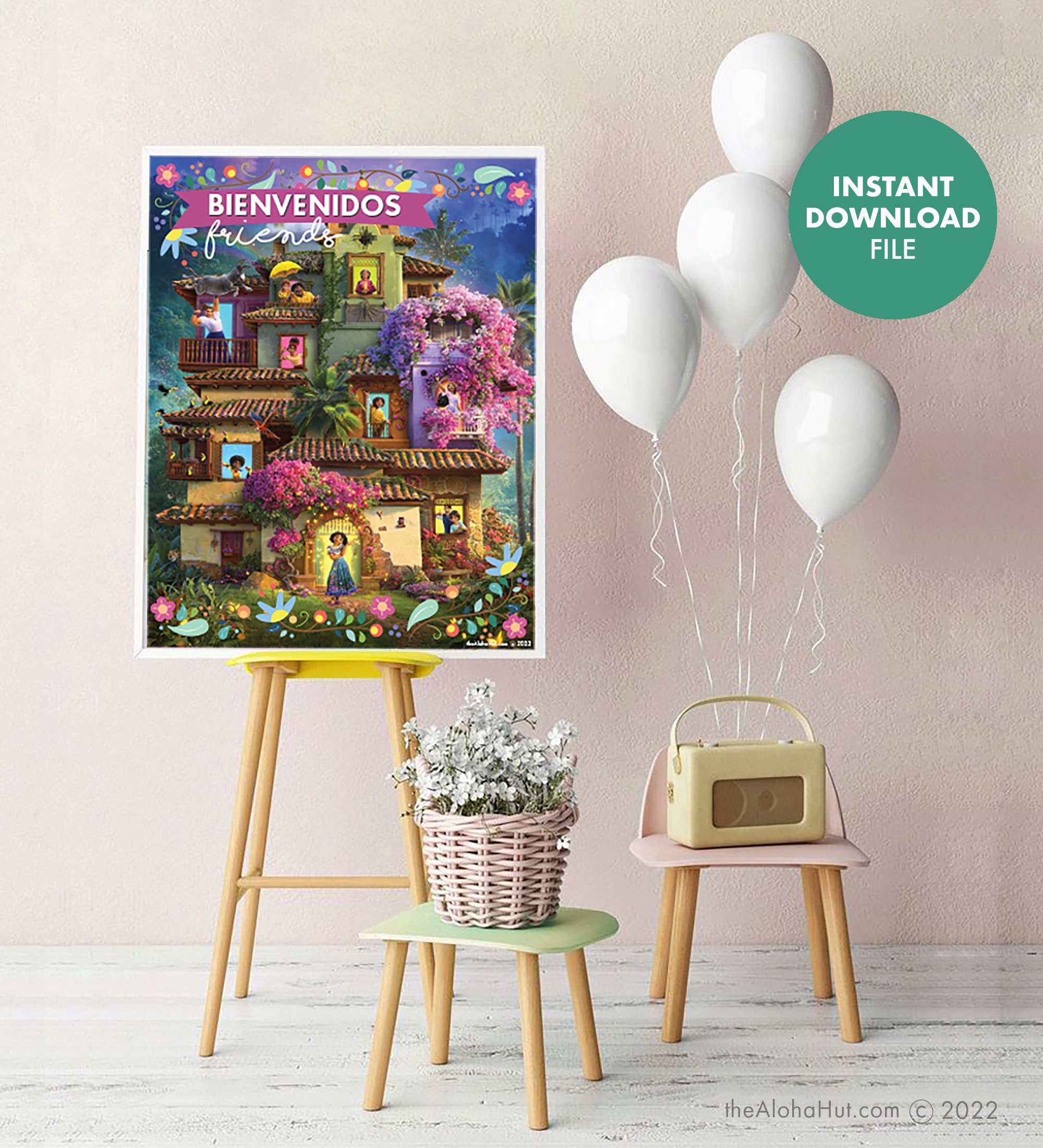 ENCANTO Welcome Sign Kids Birthday Party Door Sign Party - Etsy