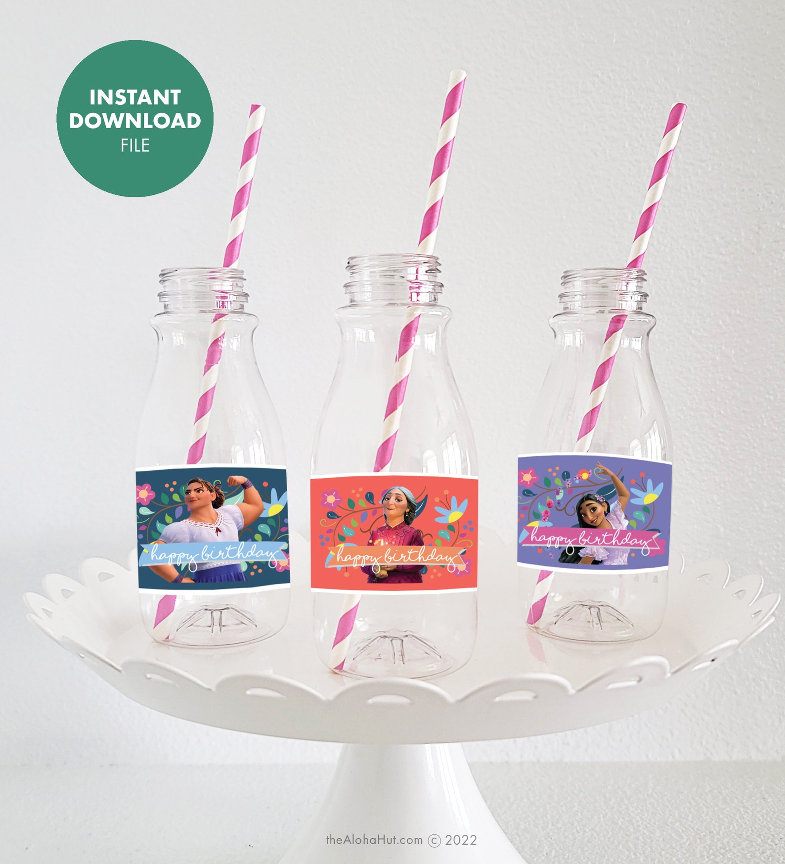 ENCANTO Drink Labels Kids Birthday Party Party Decorations - Etsy