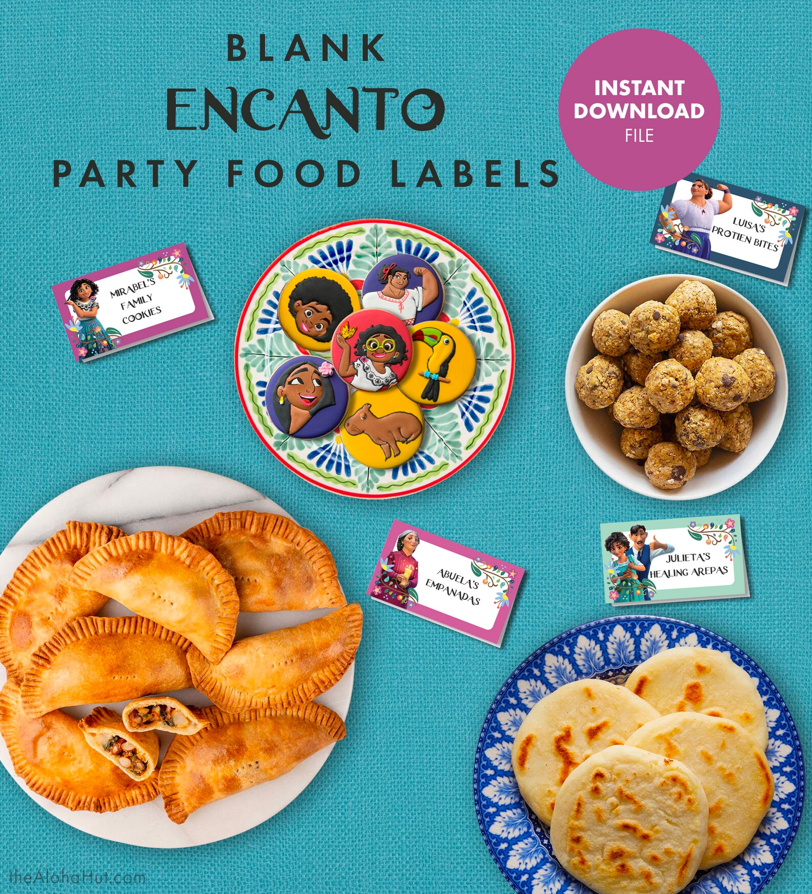 ENCANTO Party Food Labels Cards Kids Birthday Decorations - Etsy UK