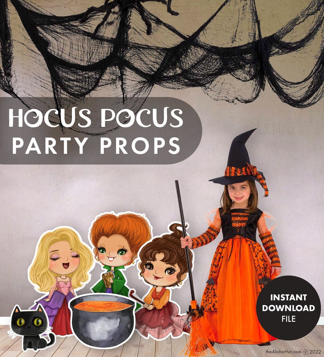 HOCUS POCUS Big Decor Cutout Props DIGITAL Printable Halloween - Etsy