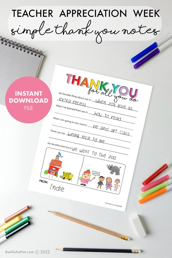 Ideas De Tarjetas De La Semana De Apreciación Del Maestro