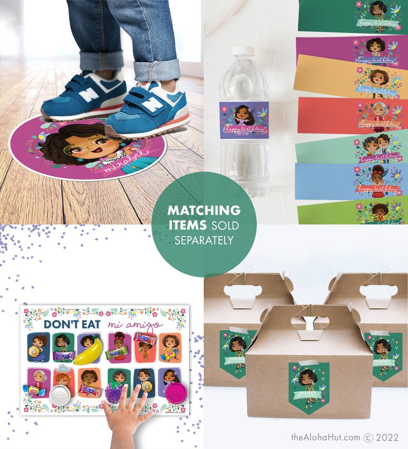 ENCANTO Kids Birthday Party Cake Walk Cupcake Walk Game Party - Etsy