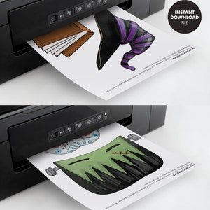 HALLOWEEN Party PHOTOBOOTH PROPS Digital Printable Party Decoration ...