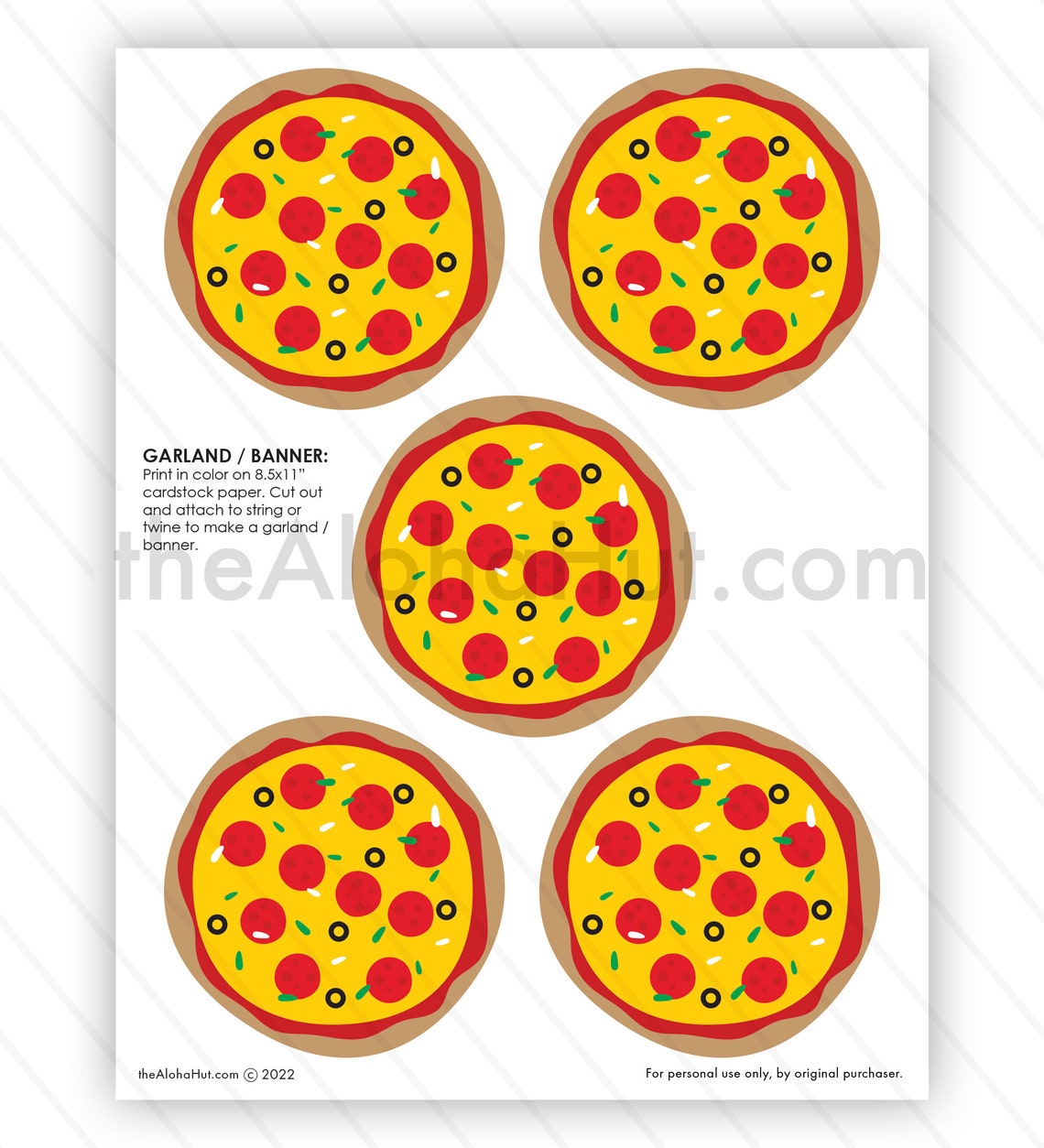 PIZZA Theme Door Decoration Thank You Teacher Appreciation | Etsy