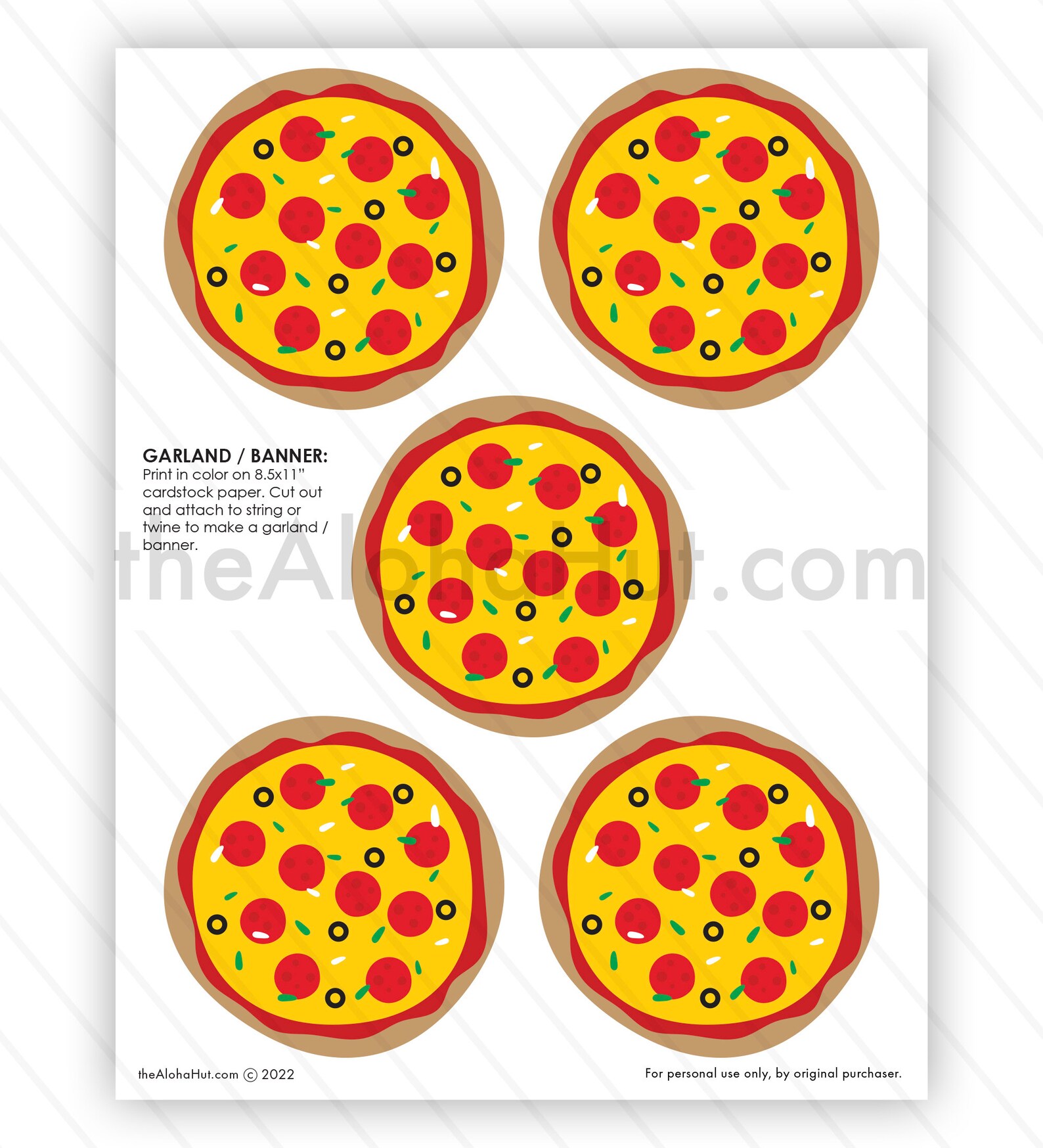 PIZZA Theme Door Decoration Thank You Teacher Appreciation | Etsy