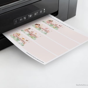 FAIRY GARDEN Enchanted Forest Drink Labels Kids Birthday Party ...